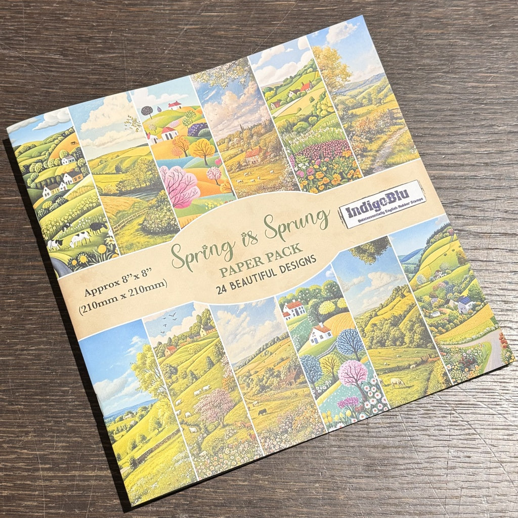 Spring is Sprung Paper Book - 8" x 8" – IndigoBlu USA